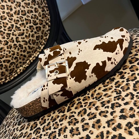 Qupid | Shoes | Qupid Cow Print Potato Shoeslip On | Poshmark